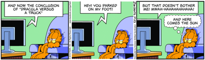 Questão Read the comic to answer the question.(Disponível em: . Acesso e...