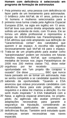 Questão (Fonte adaptada: https://www.g1.com＞Acesso em 24 de Novembro de ...