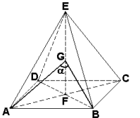 Questão A figura abaixo mostra uma pirâmide reta de base quadrangular ...