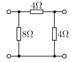 Questão Um circuito elétrico com dois pares de terminais é conhecido ...