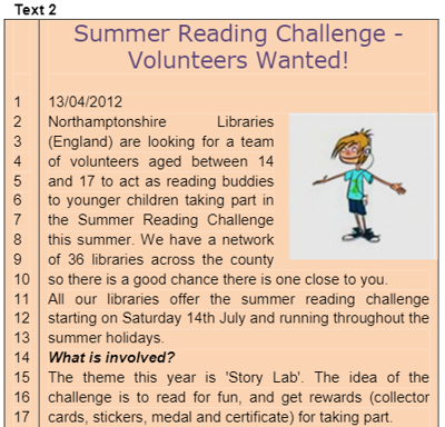Questão The best definition for ‘volunteer’ in the sentence ‘Apply ...
