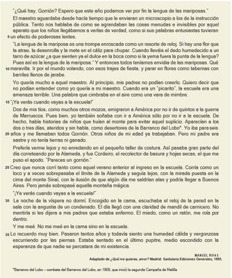 Questão “picarito” (l. 13)“Pareces un gorrión.” (l. 24)Justifique o ...
