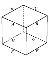 Questão Os pontos A, B, C, D, E, F, G e H são pontos médios de arestas ...