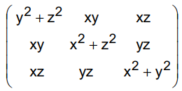 Questão Demonstre que a matriz , onde x, y, z ∈ IN, pode ser escrita ...