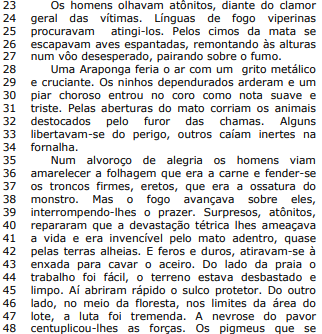 Questão TEXTO: A QUEIMADAFONTE: (Fragmento de Canaã, 14a ed. Rio de ...