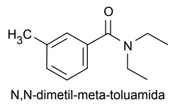Questão O DEET, composto químico N,N-dimetil-meta-toluamida, é um ...